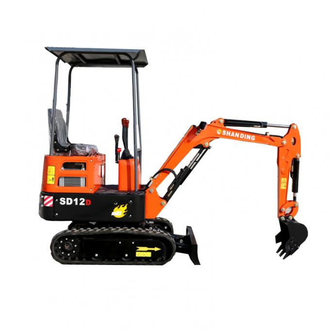 New Design 1t 1.2t Mini Crawler Excavator , Small Excavator Dipper Arm