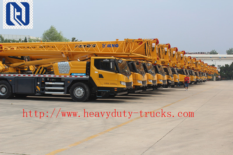 XCT35 XCMG Official Mobile Crane Truck 35 Ton 65m Lifting Height Telescopic Crane