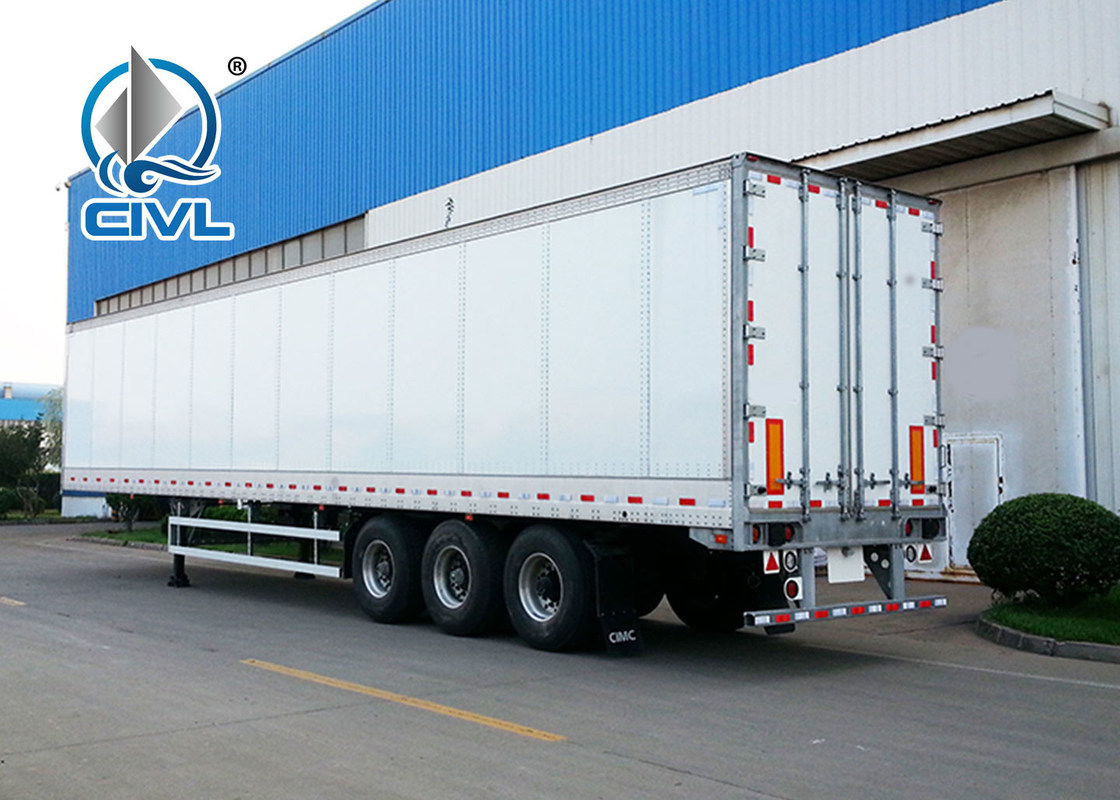 Aluminum Dry Van Semi Trailer Trucks Three Axle Van Trailer One Year Aluminum Dry Van Semi Trailer Trucks Three Axle Van Trailer One Year