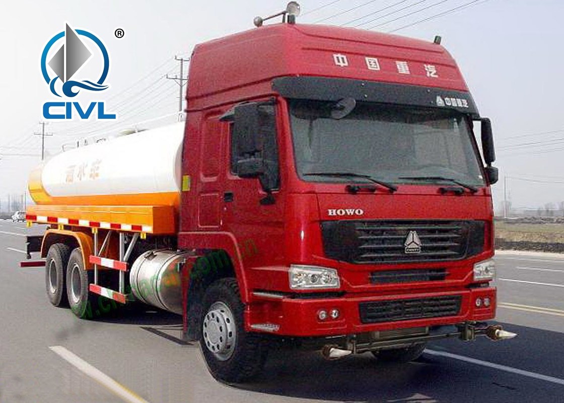 Howo Tanker Truck 6 X 4 25000l Abs Euroii For Transportation With 1 ...