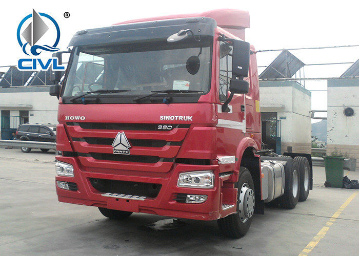 10 Tires SINOTRUK HOHAN 6X4 Howo Tractor Truck 371HP HF7 / HF9 Prime Mover truck