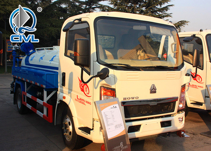 5m3 5000L 4x2 Fuel Tanker Truck 116hp Engine Concrete Compressed ...