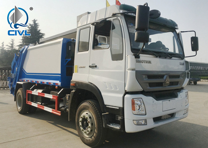 8m3 4x2 Compressed Garbage Truck Engine 200hp Dustbin Lorry Truck