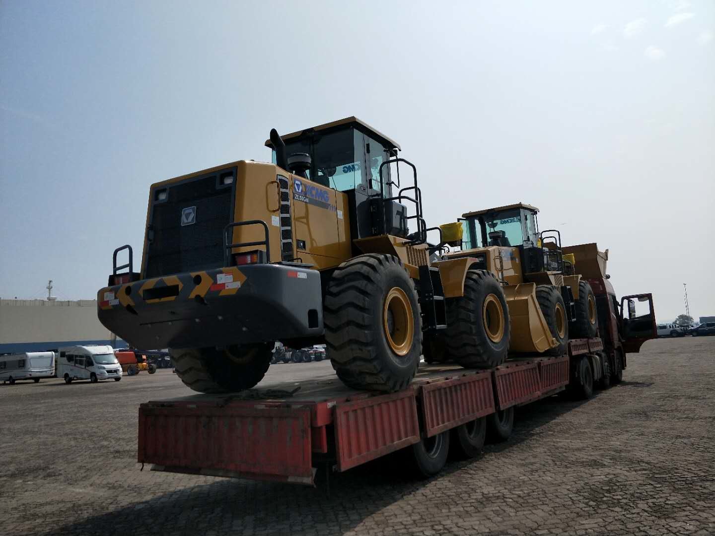 ZL50GN 5 Ton Articulated Wheel Loader With Weichai Engine 1 Year Warranty