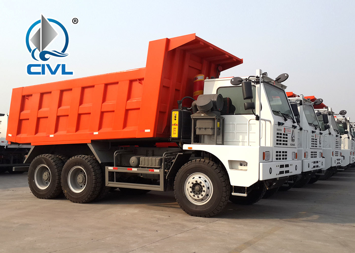 70 Tons Heavy Duty Dump Truck For Mining ZZ5707S3840AJ 30m3 And 371hp ...