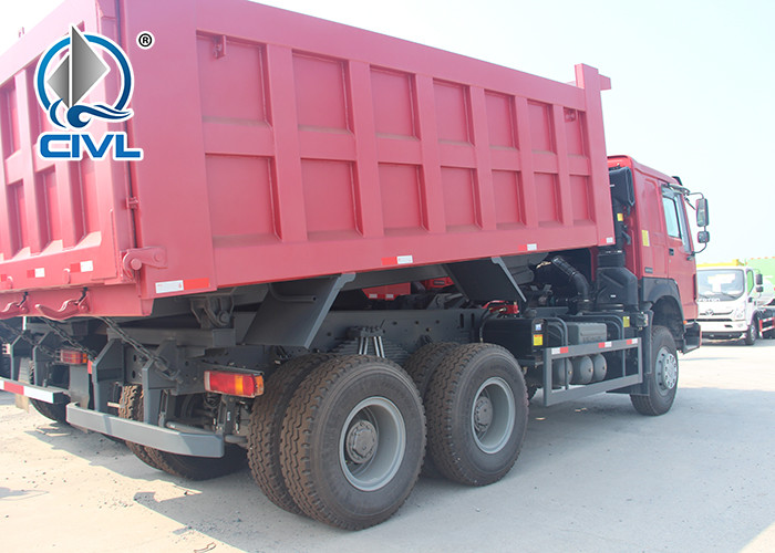 EuroII 6 X 4 371HP Heavy Duty Dump Truck , Muck Tipper Dump Truck For ...