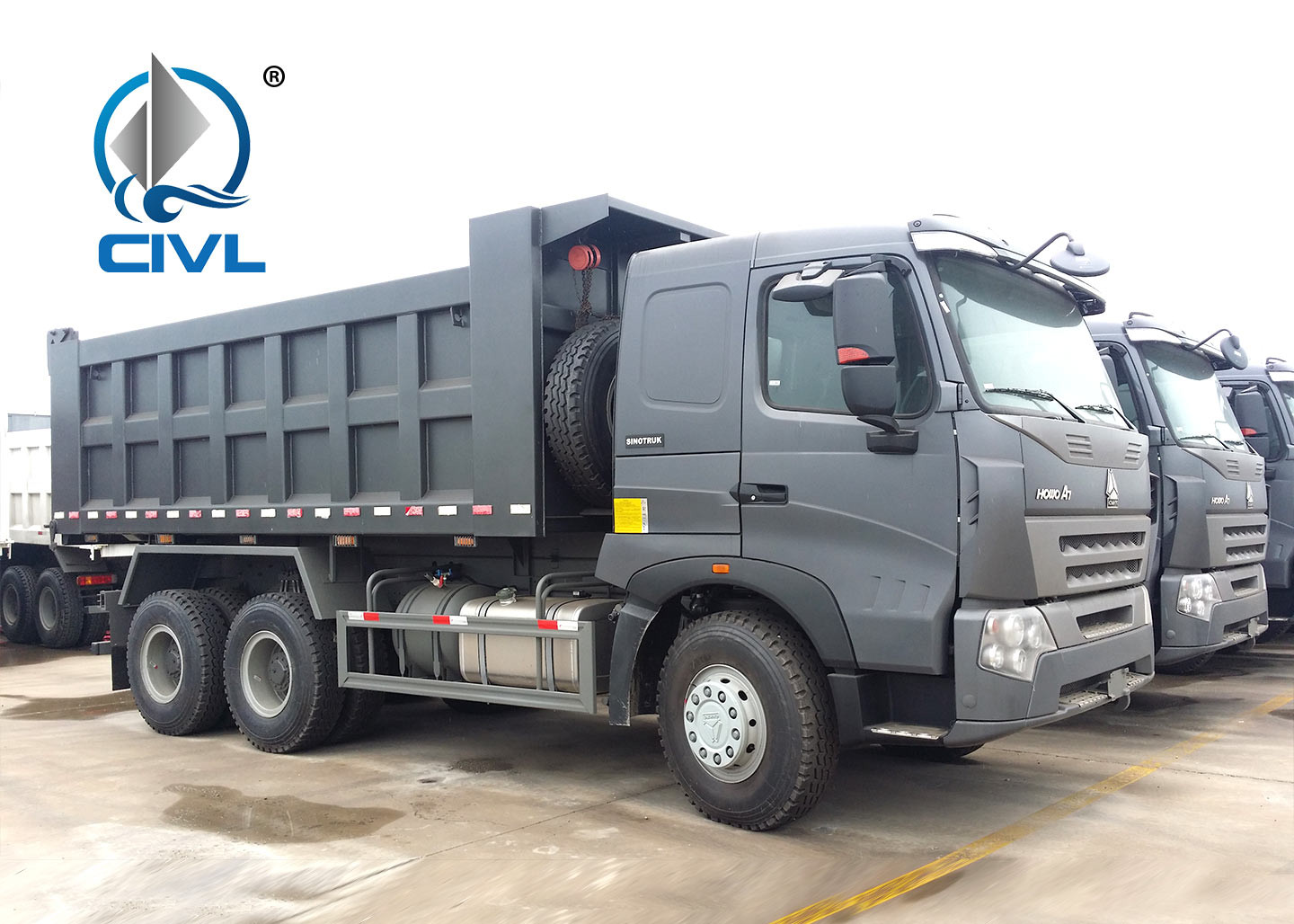 6x4 18M3 Sinotruk HOWO 336 Hp New Condition Diesel Fuel Type Dump Truck ...